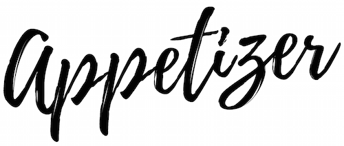 Appetizer Logo Schwarz auf Weiß – Textquartier Marius von der Forst